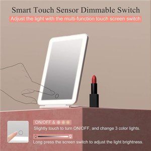 Bath | Rechargeable Travel Makeup Vanity Mirror With 72 Led Lights ...